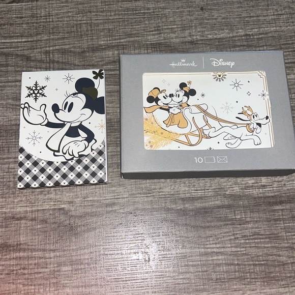 Disney | Other | Hallmark Disney Blank Cards And Envelopes With The ...